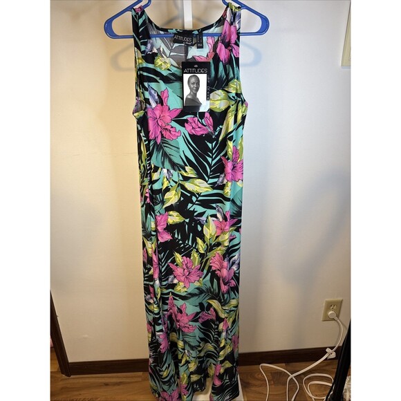 Attitudes by Renee | Dresses | New Attitudes By Renee Floral Maxi Dress ...